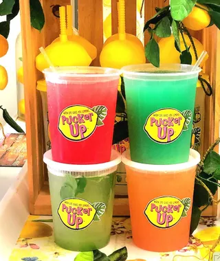 puckered up lemonade